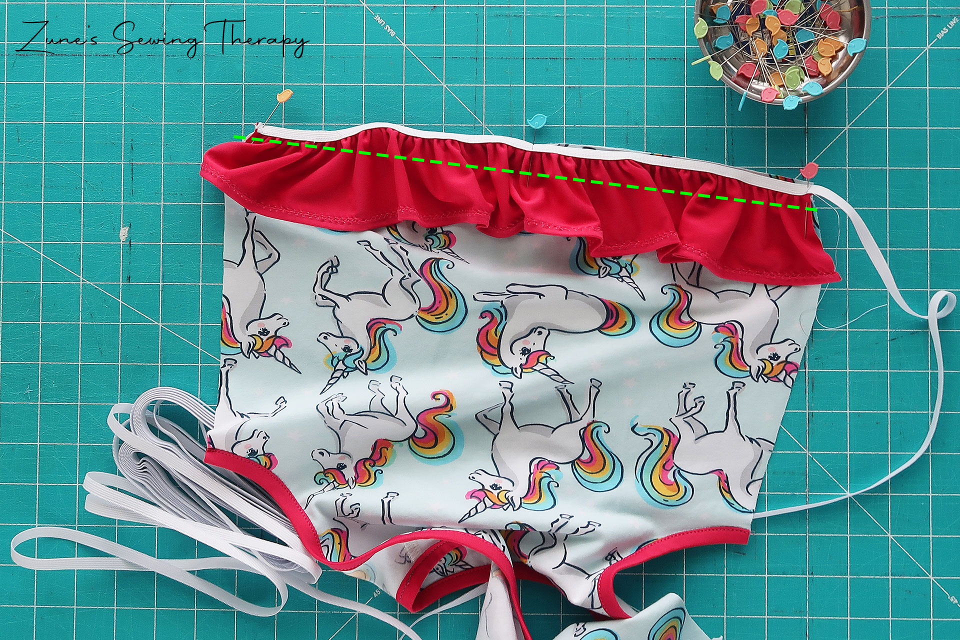 Kids’ Ruffle Tank Top Tutorial with Free Sewing Pattern – Zune's Sewing ...