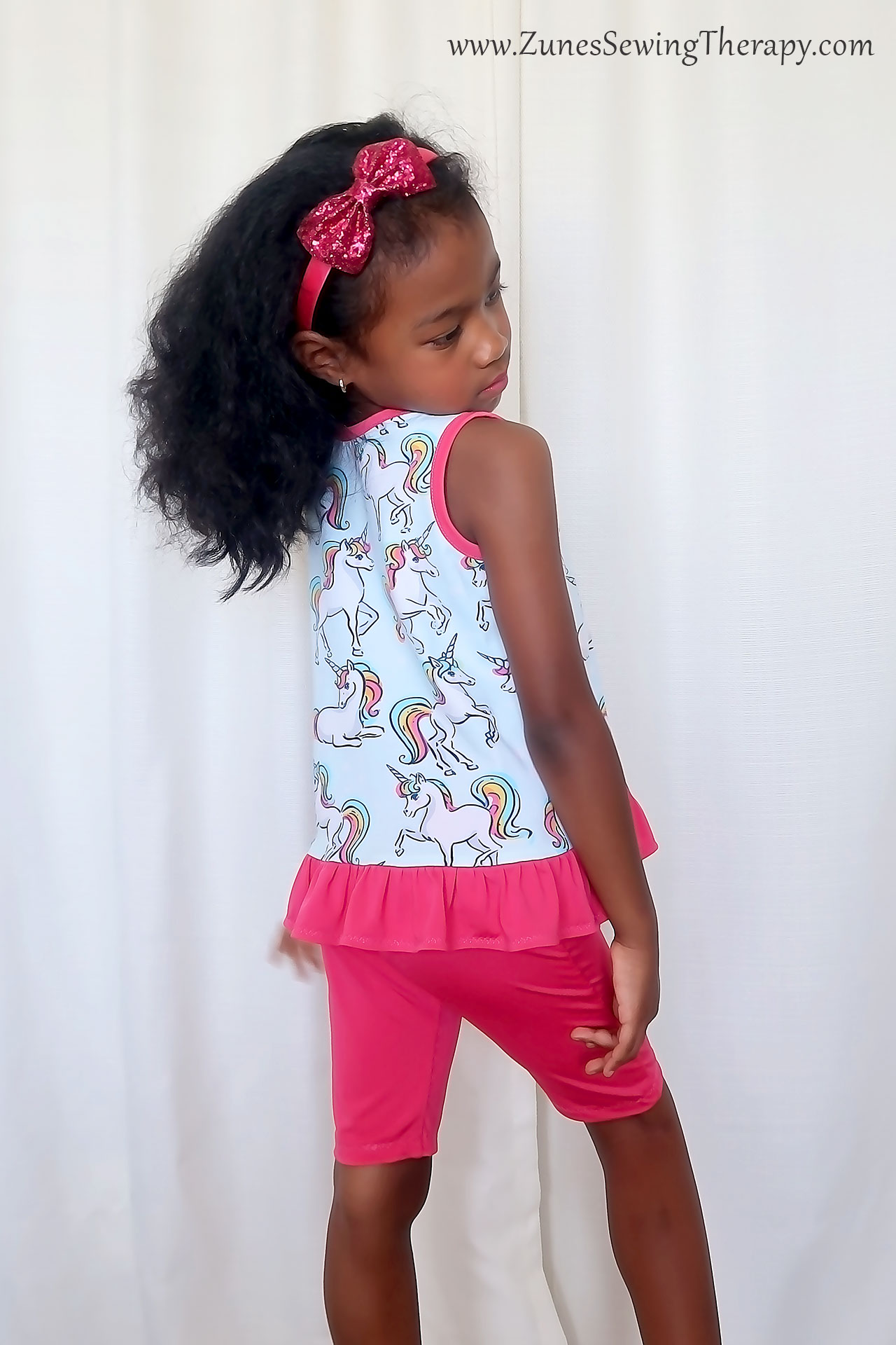 Kids’ Ruffle Tank Top Tutorial with Free Sewing Pattern – Zune's Sewing ...
